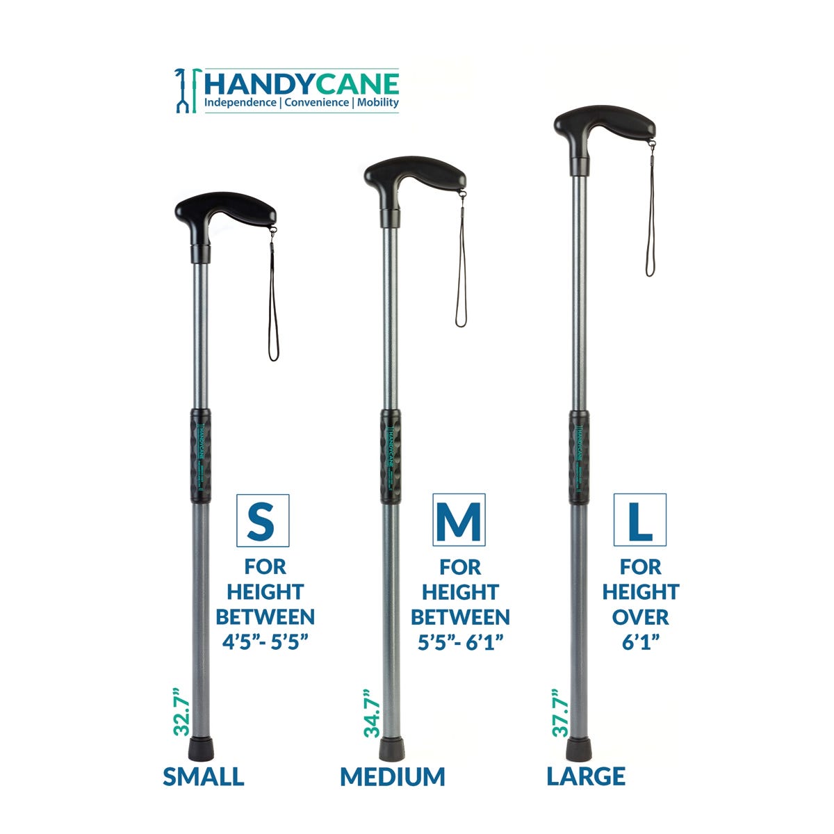 Handy Cane with Built-In Reacher - from Sportys Preferred Living