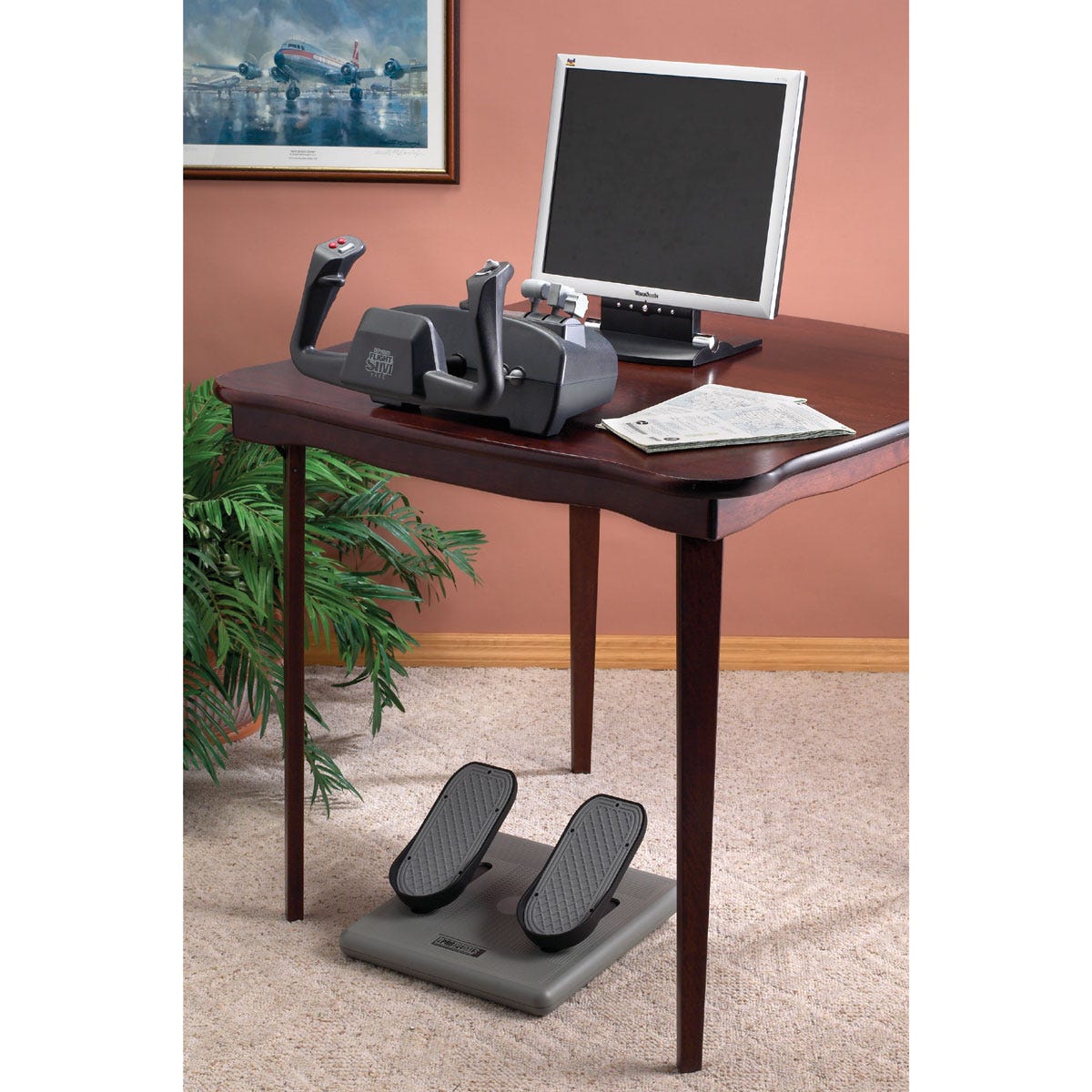 Flight Simulator Yoke and Rudder Pedals - from Sporty's Pilot Shop