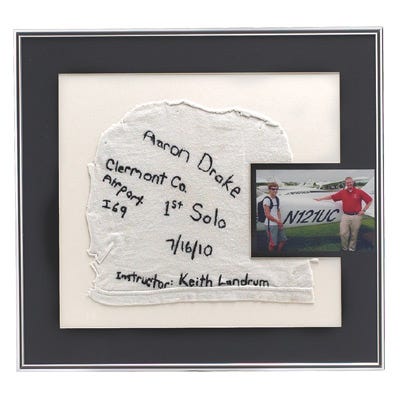 First Solo Shirt Frame (large) | Gifts and Models - from Sporty's Pilot ...