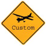 Custom Airport Signs (Green - 24 inch x 24 inch )