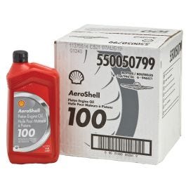 Aeroshell 100 Mineral Aviation Oil (case of 6)