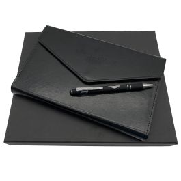 Small Leather Logbook Case Gift Set