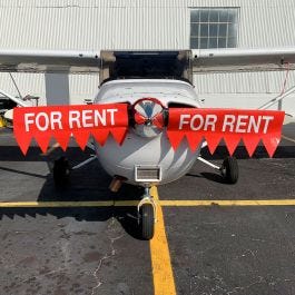 “For Rent” Prop Banner