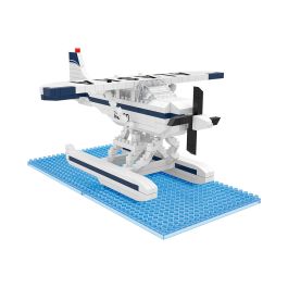 Alaska Floatplane Mini Building Block Display