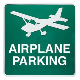 Custom Airport Signs (Green - 24 inch x 24 inch )