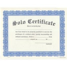 Solo Certificate