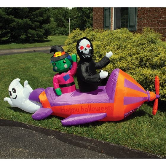 Aviation “Dual Check” Halloween Inflatable