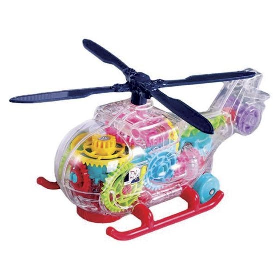 Self-Driving Bump & Go Lighted Helicopter