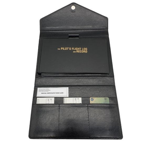 Small Leather Logbook Case Gift Set