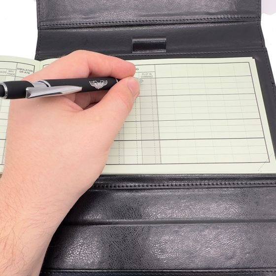Small Leather Logbook Case Gift Set