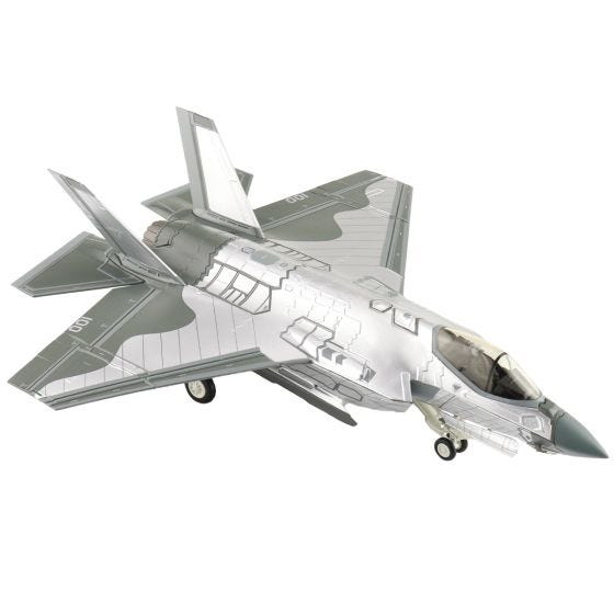 F-35C Lightning II Mirror Reflective Die-Cast Model