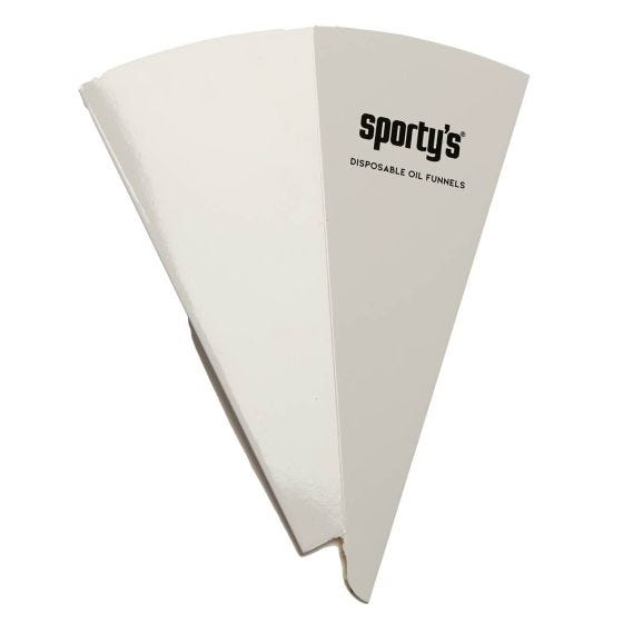 Sporty’s Disposable Oil Funnels (6 Pack)