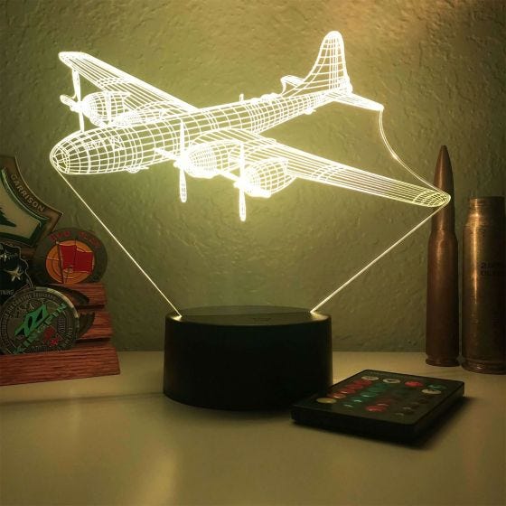 B-29 Superfortress 3D Aircraft Color Changing Lamps