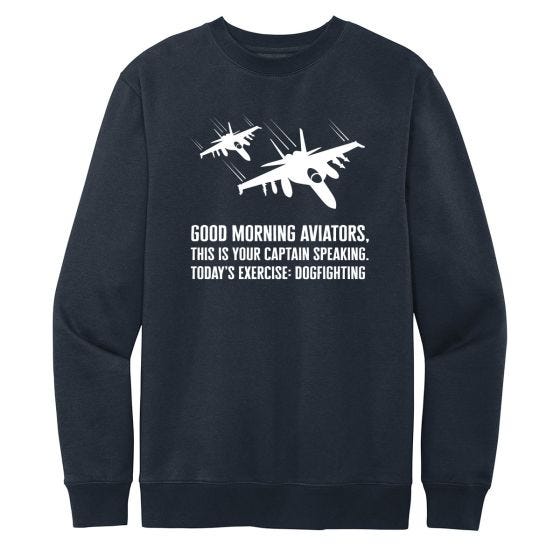 Captain Speaking Crewneck Sweatshirt