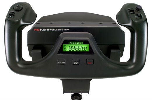 Saitek Flight Simulator Yoke and Rudder Pedals - from Sporty's Pilot Shop