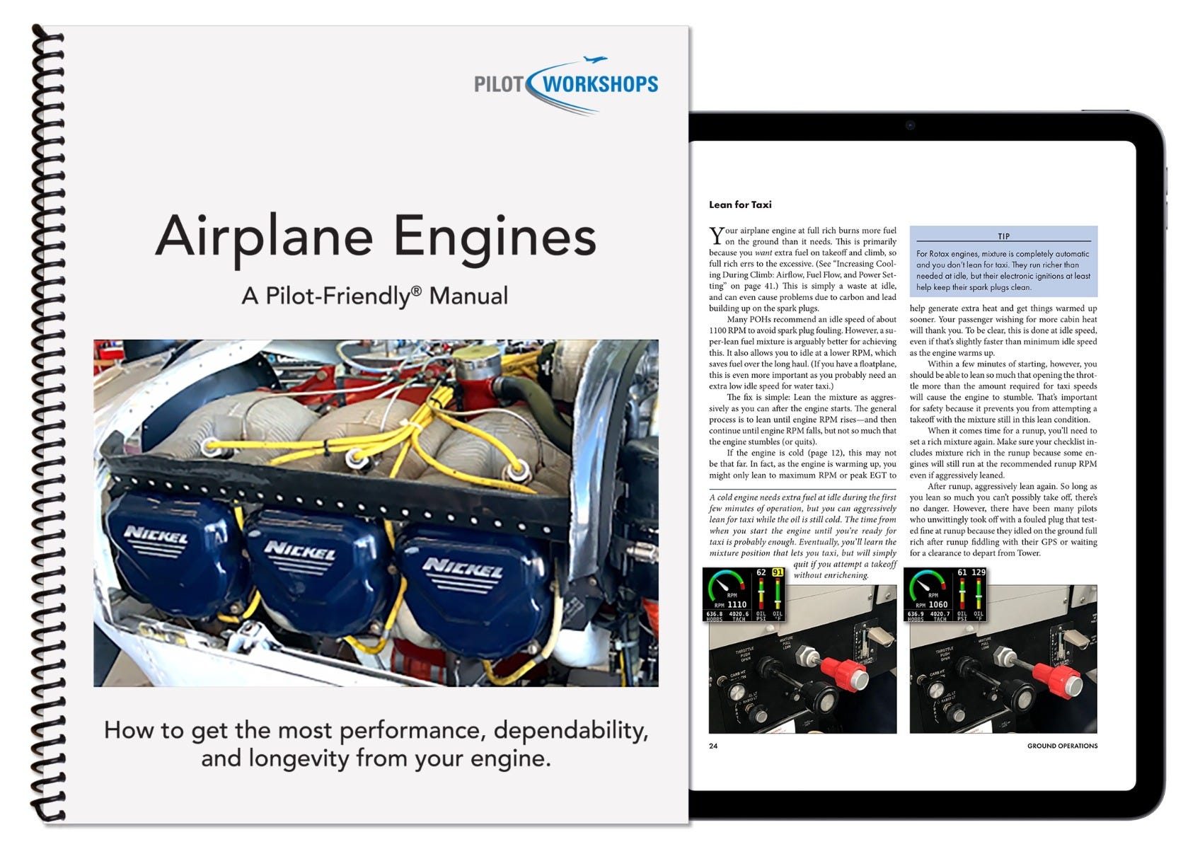 Pilot Workshops Airplane Engines Manual - Ebook